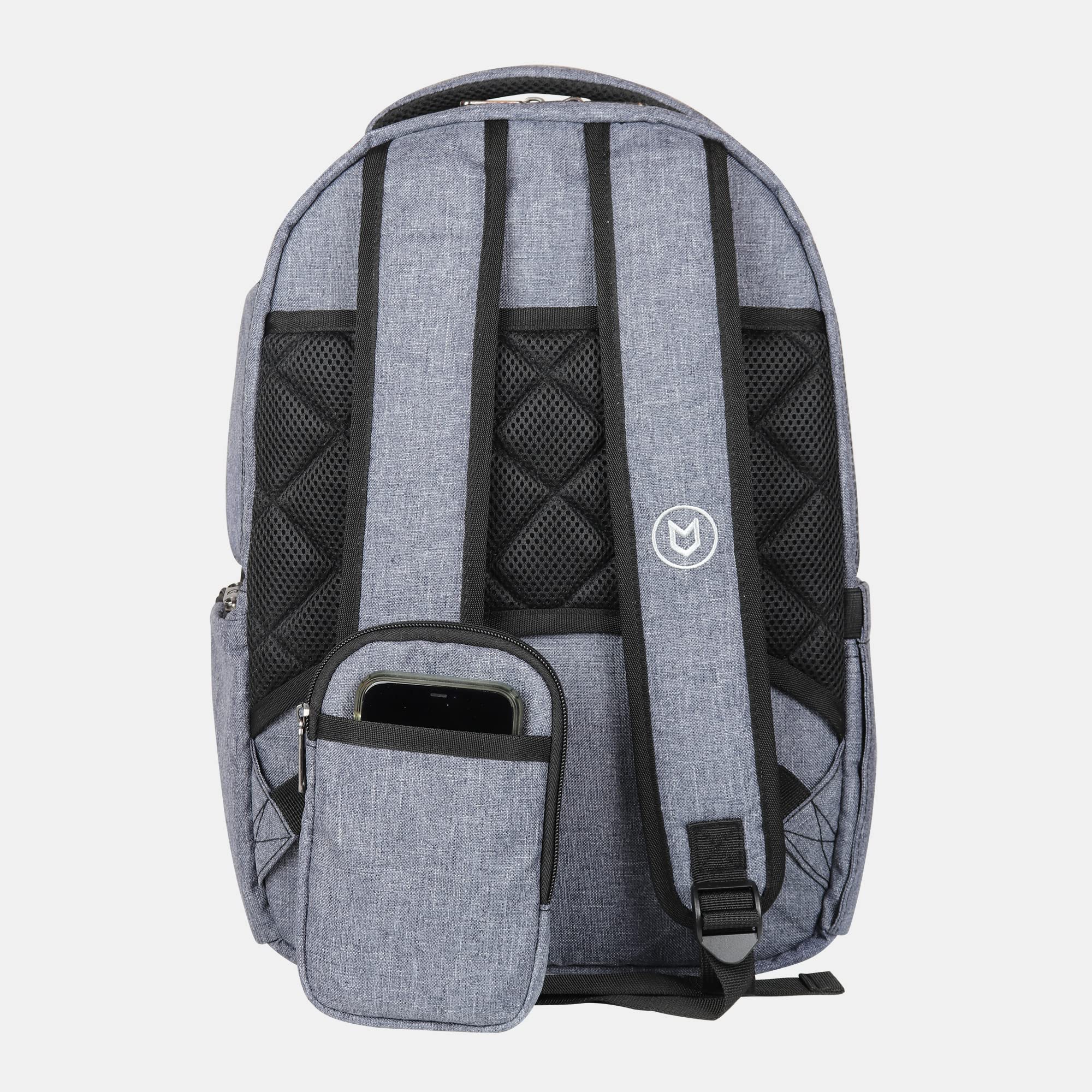 Mavii - The Convention Backpack - 17 inch Suitcase-style Dance Backpack, Versatile Travel Gear, Heathered Gray