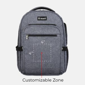 Mavii - The Convention Backpack - 17 inch Suitcase-style Dance Backpack, Versatile Travel Gear, Heathered Gray