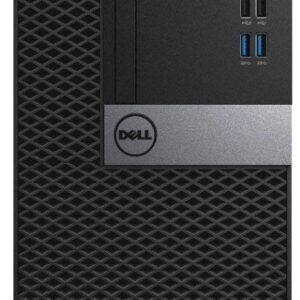 Dell 5050 Mini Tower Desktop Intel i7-6700 UP to 4.00GHz 32GB DDR4 New 1TB NVMe SSD + 2TB HDD Built-in AX200 Wi-Fi 6 BT Dual Monitor Support Wireless Keyboard and Mouse Win10 Pro (Renewed)