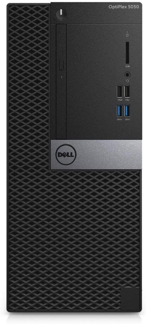 Dell 5050 Mini Tower Desktop Intel i7-6700 UP to 4.00GHz 32GB DDR4 New 1TB NVMe SSD + 2TB HDD Built-in AX200 Wi-Fi 6 BT Dual Monitor Support Wireless Keyboard and Mouse Win10 Pro (Renewed)