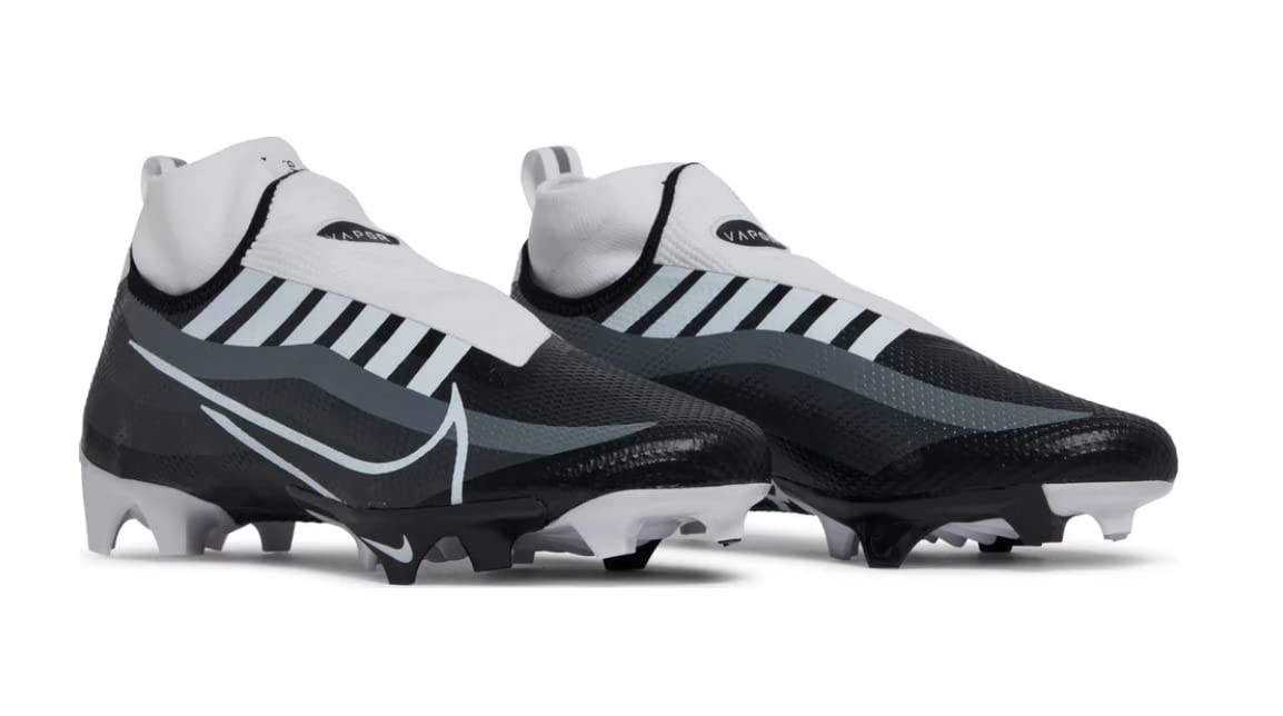 Nike Mens Vapor Edge Pro 360 Football Cleat, Black/White-Dk Smoke Grey HEATSEEKERS Sz 11