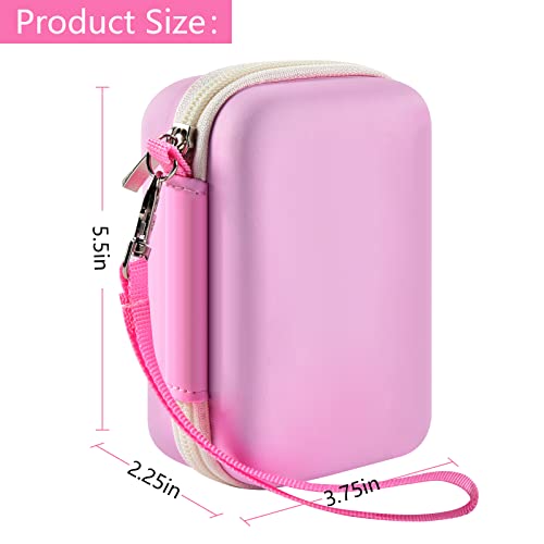 GWCASE Digital Camera Case Compatible with CAMKORY/for YISENCE/for VAHOIALD/for Kodak Pixpro/for Canon PowerShot ELPH 180 190/ for Sony DSCW800 DSCW830 Kids Camera with SD Card and Cable -Pink