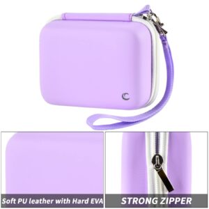 Carrying & Protective Case for Digital Camera, AbergBest 21 Mega Pixels 2.7" LCD Rechargeable HD/Kodak Pixpro/Canon PowerShot ELPH 180/190 / Sony DSCW800 / DSCW830 Cameras for Travel - Purple