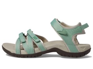 teva women's tirra sandal, basil, 7