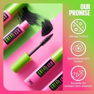 Maybelline New York Great Lash BIG Washable Mascara Dual Pack, Brownish Black, 0.68 fl oz, 2 Count