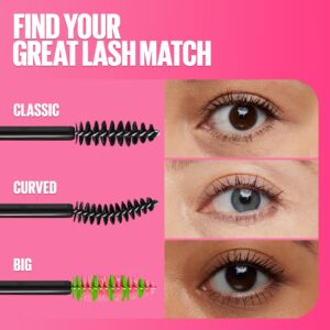 Maybelline New York Great Lash BIG Washable Mascara Dual Pack, Brownish Black, 0.68 fl oz, 2 Count