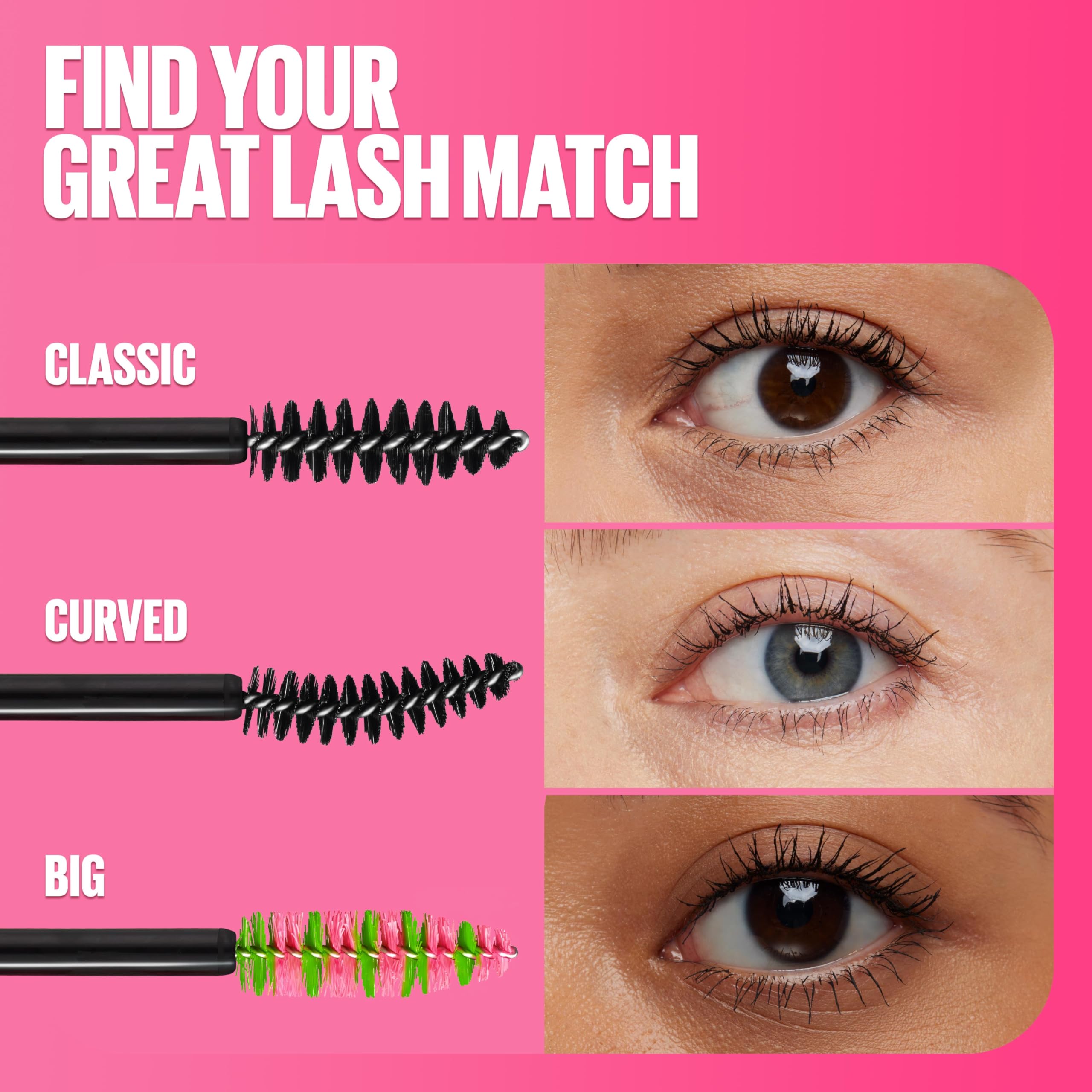 Maybelline New York Great Lash Lots Of Lashes Washable Mascara, Blackest Black, 0.86 fl oz, 2 Count