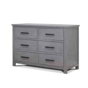 sorelle furniture westley baby dresser – dresser for nursery, kids bedroom furniture, baby dresser drawers, storage for child’s room with drawers, nursery furniture for infant-grigio