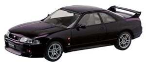 aoshima bunka kyozai 1/32 the snap kit series nissan r33 skyline gt-r midnight purple color coded plastic model 15-a