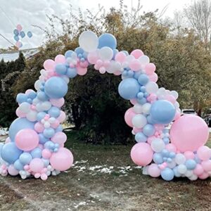 Blue Pink Balloon Arch Kit, 100PCS Pink Blue Garland Kit for Gender Reveal, Birthday Party Balloons mit 18" 12" Latex Balloons, Decoration for Boy Girl Baby Shower, Engagement, Bridal, Anniversary