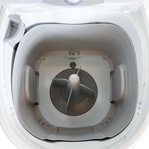 The Laundry Alternative Poseidon Portable Washer - Small Washing Machine for Apartment Living & RV Travel with Real Agitator & Innovative Foldable Design - Compact Washer Ideal for Limited Spaces