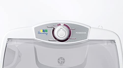 The Laundry Alternative Poseidon Portable Washer - Small Washing Machine for Apartment Living & RV Travel with Real Agitator & Innovative Foldable Design - Compact Washer Ideal for Limited Spaces