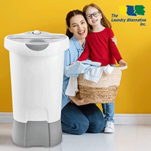 The Laundry Alternative Poseidon Portable Washer - Small Washing Machine for Apartment Living & RV Travel with Real Agitator & Innovative Foldable Design - Compact Washer Ideal for Limited Spaces