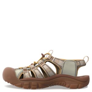 keen women's newport h2 closed toe water sandals, smokey bear/smores, 10.5