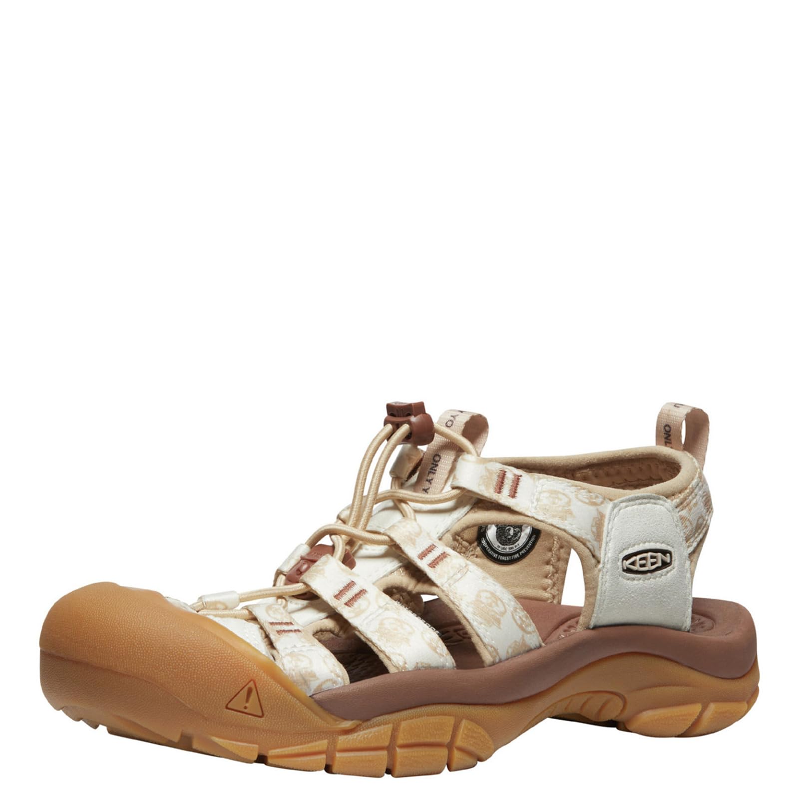 KEEN Women's Newport H2 Closed Toe Water Sandals, Smokey Bear/Smores, 10.5