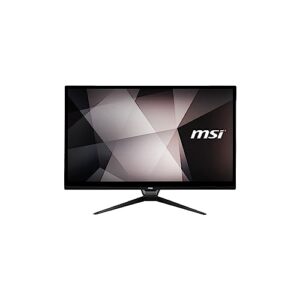 msi pro 22xt aio desktop, 21.5" fhd ips-grade led touchscreen w/hdmi-in, intel core i3-10100, 8gb memory(4g*2), 256gb ssd, wifi 5, bt 4.2, usb type-c, black, windows 11 home (10m-679us)