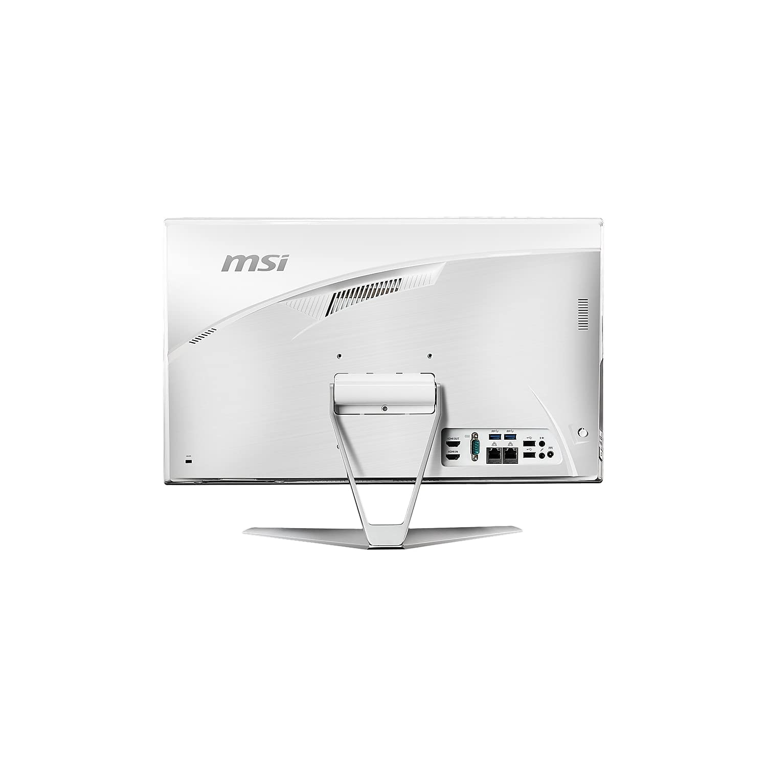 MSI PRO 22XT AIO Desktop, 21.5" FHD IPS-Grade LED Touchscreen w/HDMI-in, Intel Pentium G6405, 4GB Memory, 128GB SSD, WiFi 5, BT 4.2, USB Type-C, White, Windows 11 PRO (10M-694US)