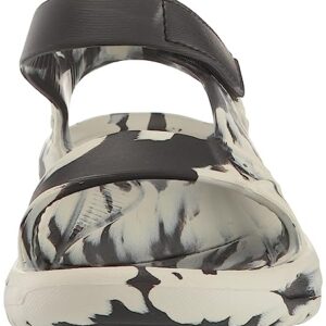 Teva Women's Hurricane Drift Huemix Sandal, Black Swirl, 9