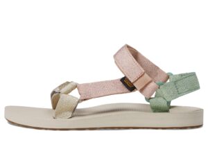 teva women's original universal sandal, metallic clay multi, 8