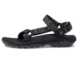 teva women's hurricane xlt2 sandal, etching black/grey, 5