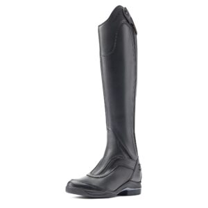 ariat women's v sport zip tall riding boot equestrian, black, 8