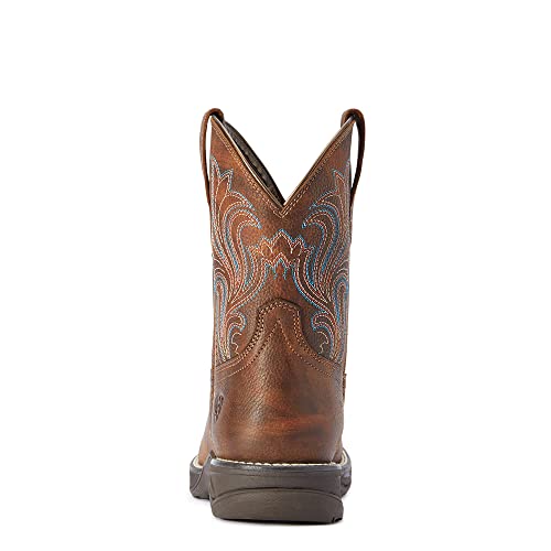 Ariat Womens Anthem Round Toe Shortie Western Boot Copper Kettle 9.5