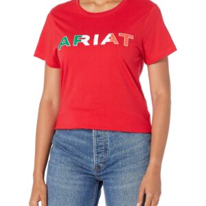 Ariat Female Ariat Mexico Independent T-Shirt Red X-Small