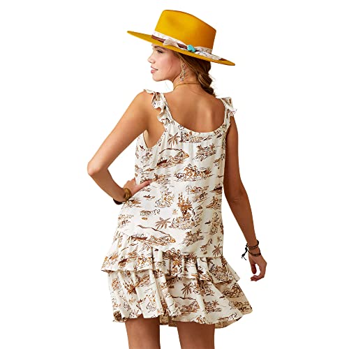 Ariat Female Western Aloha Top Wa Toile Print Medium