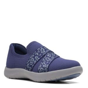 Clarks Adella Stride Dark Navy Knit 8.5 B (M)