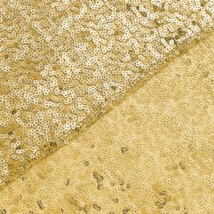 Sugargirl Gold Sequin Backdrop Curtain 4 Panels 2FTx8FT Glitter Gold Background Drapes Sparkle Photography Backdrop for Party Wedding Birthday Wall Decoration