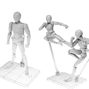 EFAILY Action Figure Stand,5pcs Assembly Action Figure Display Holder Base for Gundam,Doll Model Support Stand Compatible with HG RG SD SHF Gundam 1/144 Toy with Screwdriver