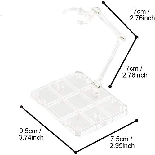 EFAILY Action Figure Stand,5pcs Assembly Action Figure Display Holder Base for Gundam,Doll Model Support Stand Compatible with HG RG SD SHF Gundam 1/144 Toy with Screwdriver