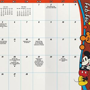 2023-2024 Disney Mickey Mouse (Bilingual French) Pocket Planner