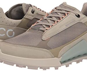 ECCO Women's Biom 2.1 Low Cross Mountain Waterproof Trail Running Shoe, SAGE/SAGE/Steel, 7-7. 5