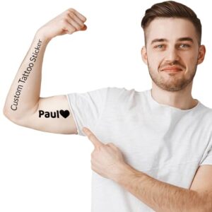 custom temporary tattoo - temporary tattoos for gifting - make your own temporary tattoos - tattoo stickers for men & women