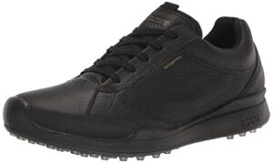 ecco women's hybrid hydromax waterproof golf shoe, black, 9-9.5