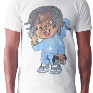 Jordan 1 Carolinaa Blue Killa Cash Doll Carolinaa Blue Shirt, Jordan 1 Carolinaa Blue Matching for Sneaker Jordan 1