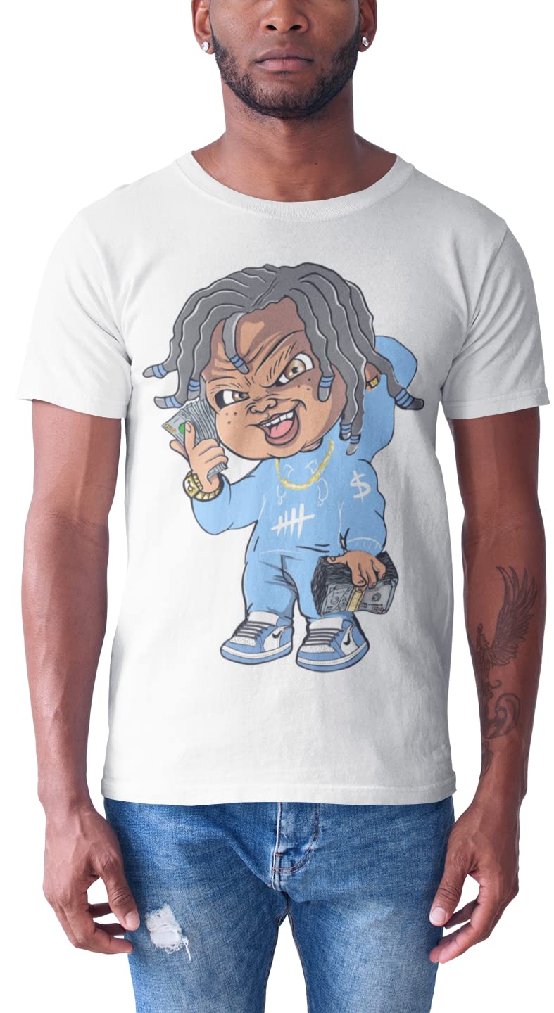 Jordan 1 Carolinaa Blue Killa Cash Doll Carolinaa Blue Shirt, Jordan 1 Carolinaa Blue Matching for Sneaker Jordan 1