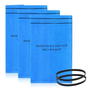 3 pcs wet dry filter bags ws01025f2 for workshop vacuums 2-2.5 gallon bag filters compatible select 2-1/2-gallon to 5-gallon shop vac vacuum stinger craftsman husky 9-16949 9-38737, part# vf2000