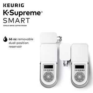 Keurig K-Supreme SMART Coffee Maker, MultiStream Technology, Brews 6-12oz Cup Sizes, White