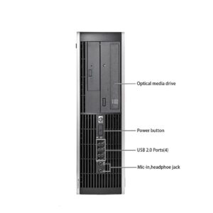 HP Elite Desktop Computer,8300 Office Small Form Factor PC,Refurbished Windows 10 Desktop,i5 Tower,16GB RAM,1TB SSD + 2TB HDD,DVDRW,DP,HDMI,WiFi,BT,VGA,Wireless Keyboard and Mouse+TJJ Pad(Renewed)