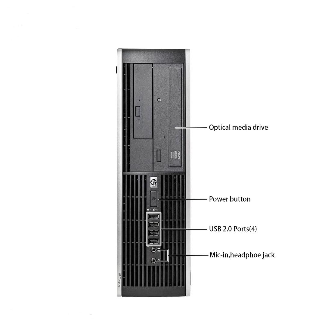 HP Elite Desktop Computer,8300 Office Small Form Factor PC,Refurbished Windows 10 Desktop,i7 Tower,32GB RAM,512GB SSD + 2TB HDD,DVDRW,DP,HDMI,WiFi,BT,VGA,Wireless Keyboard and Mouse+TJJ Pad(Renewed)