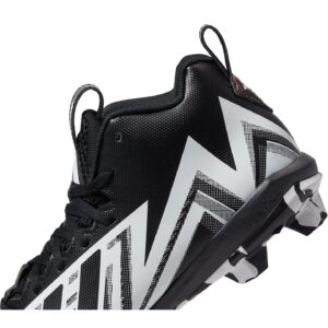 adidas Men's Freak Spark 23 Football Shoe, Black/White/Black (Molded), 9