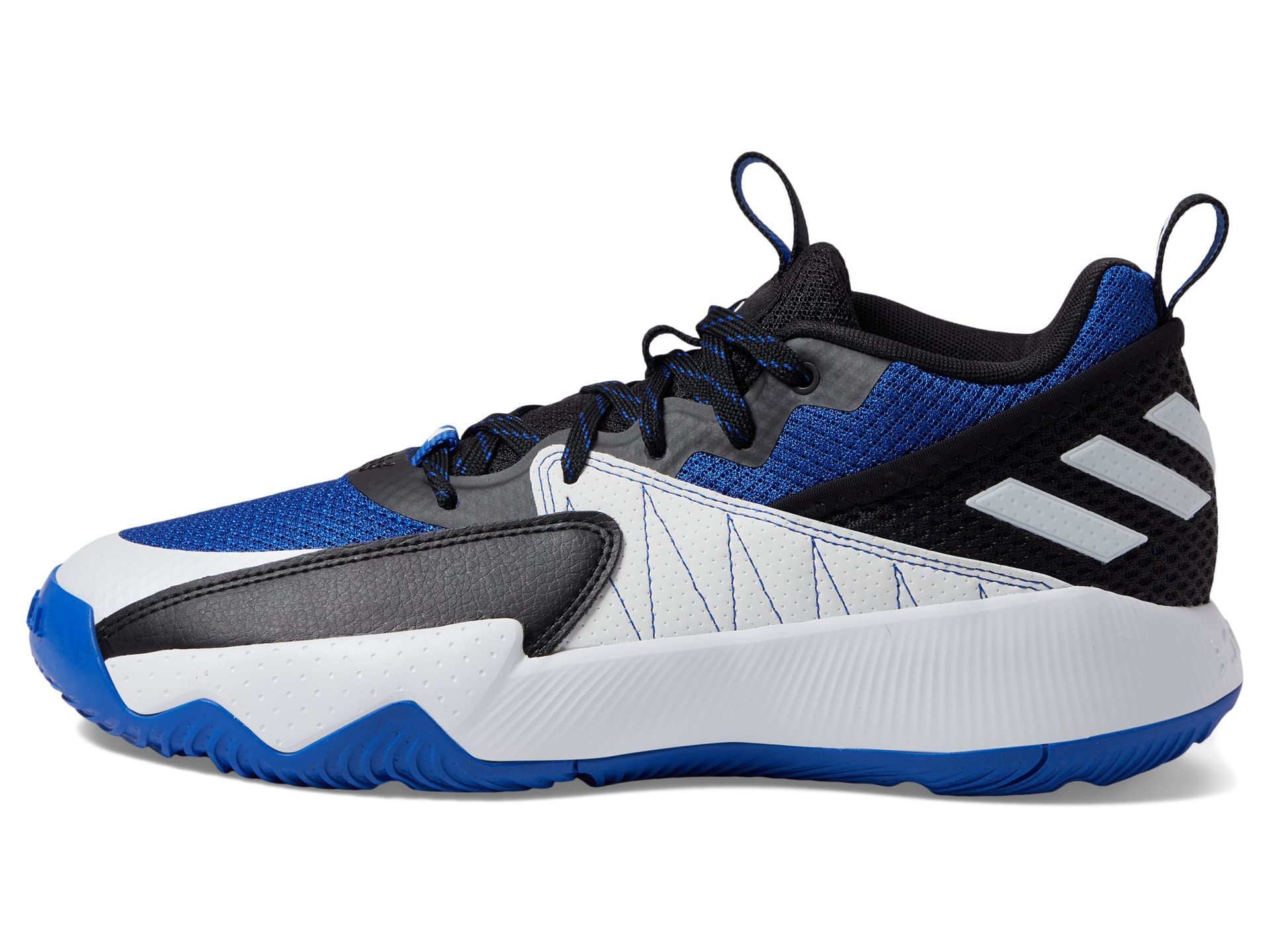 adidas Unisex Dame Certified Basketball Shoe, Team Royal Blue/White/Black, 15 US Men