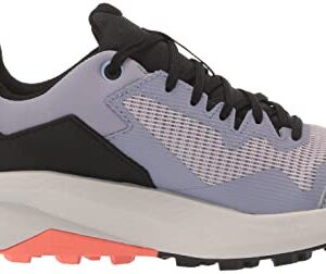 adidas Women's Terrex Trailrider GTX Trail Running Shoe, Silver Violet/Blue Dawn/Coral Fusion, 8