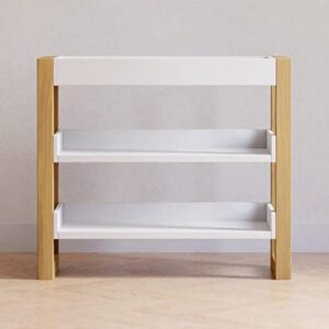 namesake nantucket changing table in warm white and honey