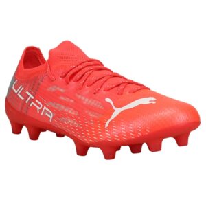 Puma Womens Ultra 1.3 Firm GroundAg Soccer Cleats Cleated - Red - Size 5.5 M