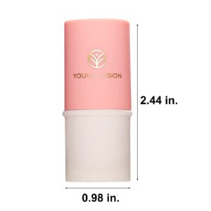 YOUNG VISION Blush Stick, Putty/Cream Makeup Blush, Multi-Use Lip And Cheek Tint, Lightweight, Matte Finish, Easy to Blend, 8054-02