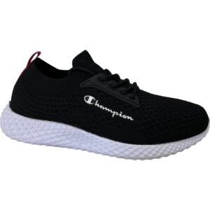 champion women's low-top trainers sneakers, black fuchsia kk002, 9.5