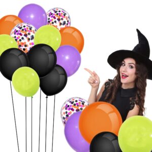 Halloween Balloons Halloween Decorations latex Balloons Inflatable Toys Globos Halloween Party Supplies (black orange green)